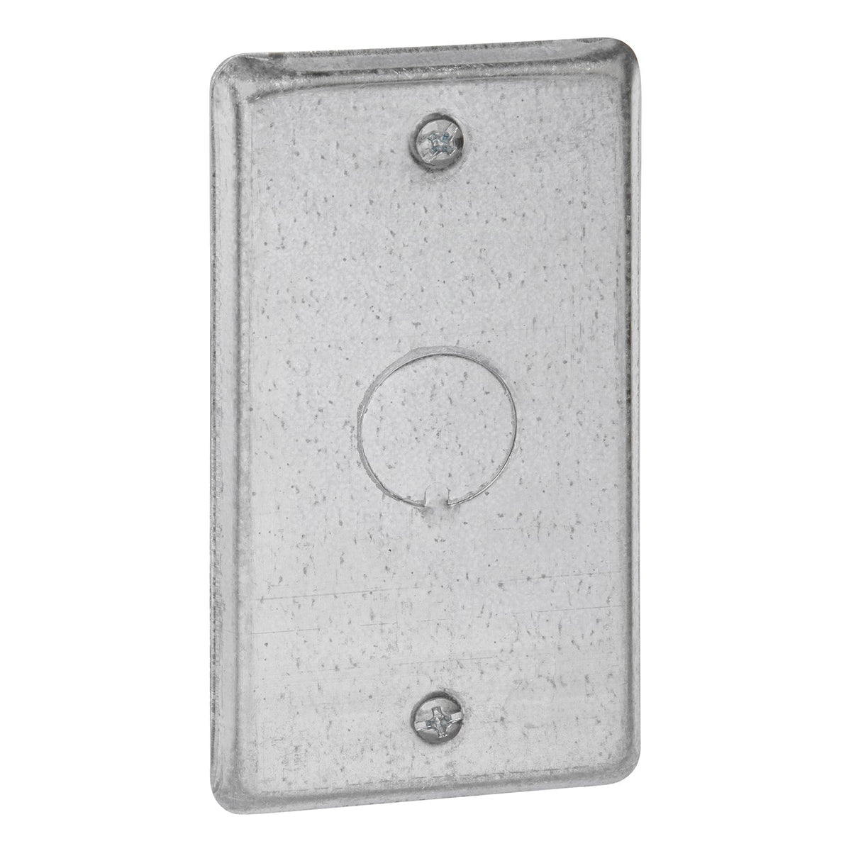 Thomas & Betts Steel City Single Gang Blank Switch Cover With Knockout ...