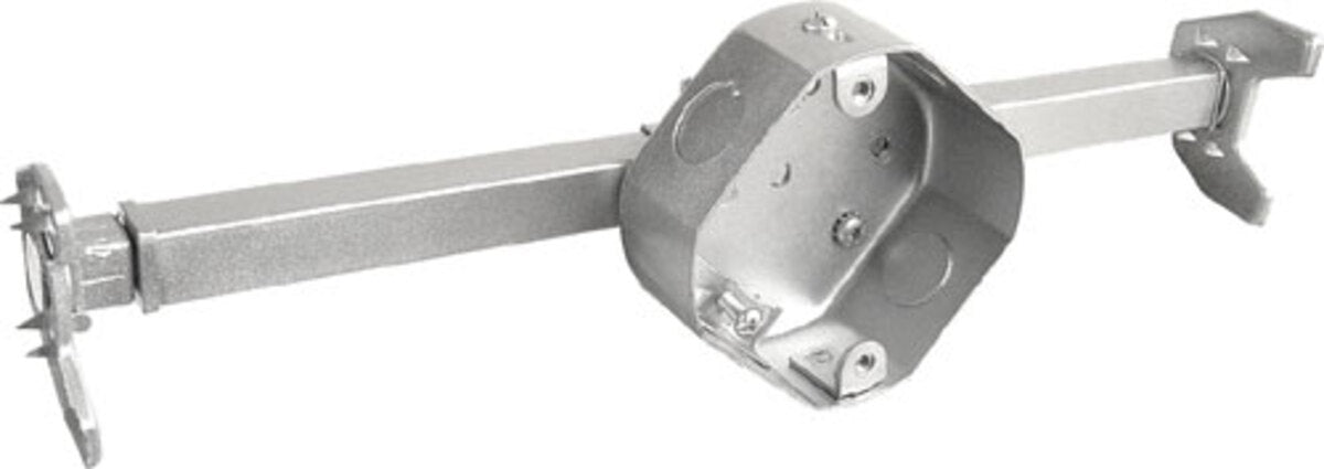 Southwire 4" Octagon Cut In Bar Hanger Ceiling Fan Box, 1-1/2" Deep ...