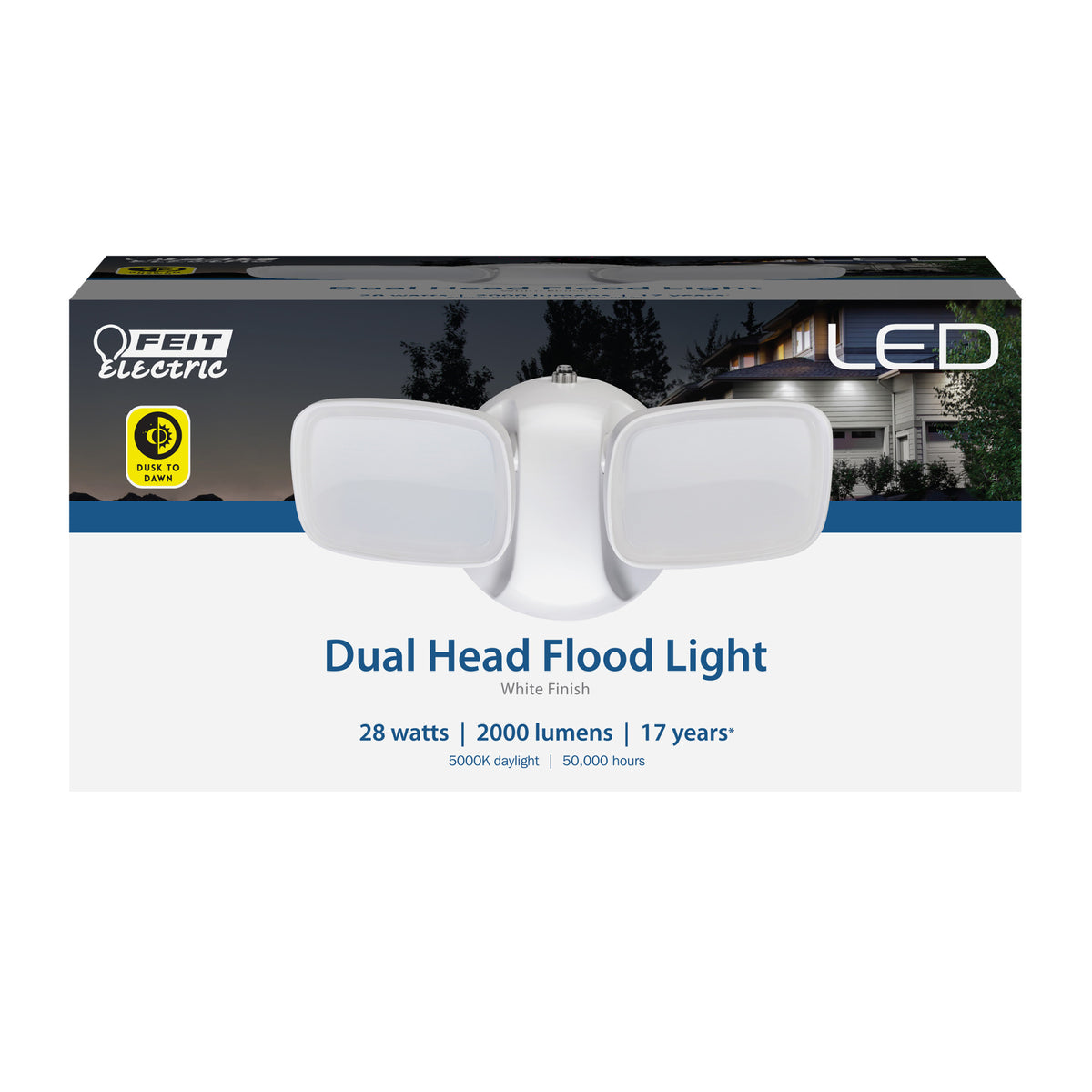 Feit Electric 28W Daylight (5000K) Dusk to Dawn Photocell Sensor ...