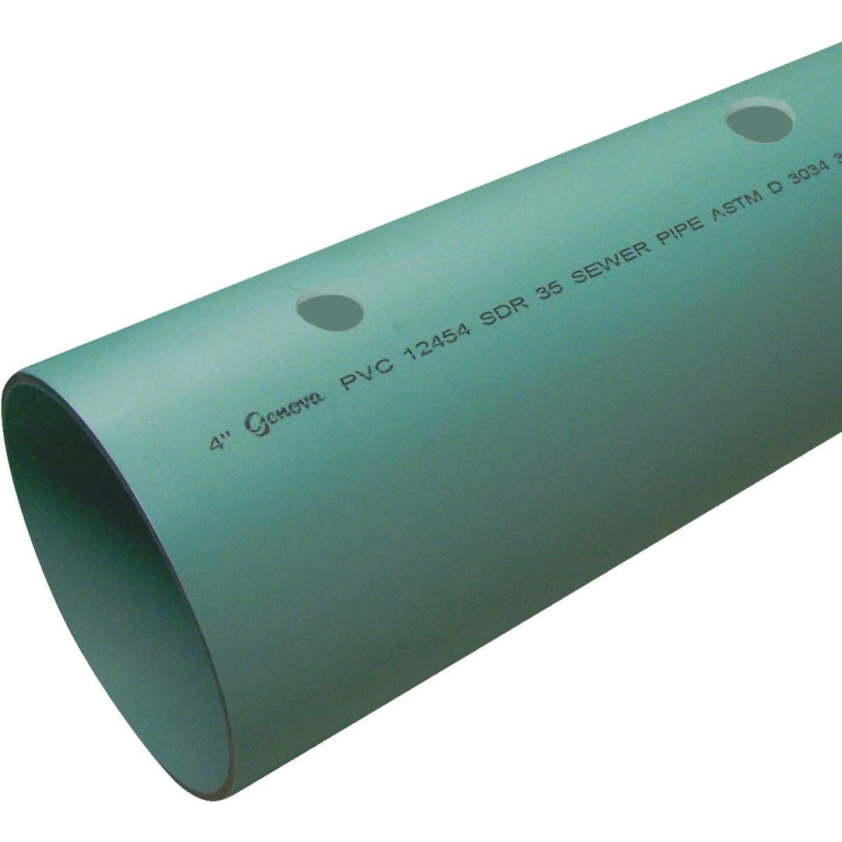 Charlotte Pipe 4 In. x 10 Ft. Perforated SDR35 PVC Drain & Sewer Pipe ...